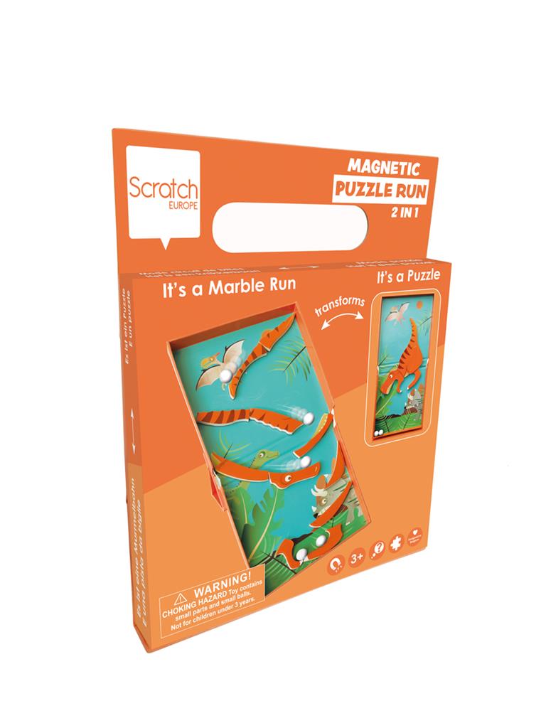 SCRATCH - Magnetic Puzzle Run - Dino – The Learning Curve